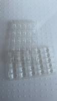 China 25 Macaron Plastic Trays - Food Grade PET, 0.55mm Thickness, Reusable Macaron Packaging Tray for sale