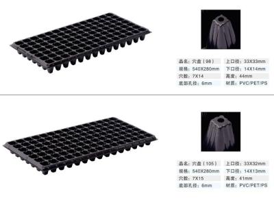China 128-cell Plastic Seedling Tray - 2mm Thick and Aging Resistant for Durable Plant Growth for sale