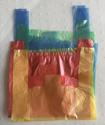 China Customized Logo HDPE Shopping Bags with High Impact Resistance and Recyclable for Supermarkets for sale