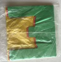 China Customized Recyclable HDPE Plastic Handbag with High Impact Resistance for Supermarket Shopping for sale