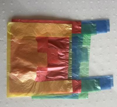 China Customized Recyclable HDPE Plastic Bag with High Impact Resistance for Supermarket Shopping for sale