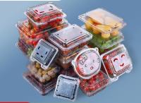 China Customized Design Recyclable PET Food Packaging Box with Heat Sealing for Fruits and Vegetables for sale