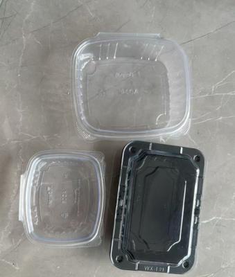 China Customized Design Recyclable PET Fruit Packaging Box with Heat Sealing for Perfect Protection for sale