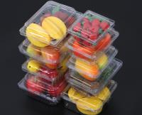 China Customized Design Recyclable PET Heat Sealing Fruit Packaging Box and Plastic Blister Tray for sale