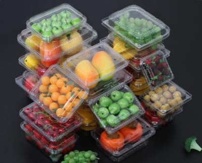 China Customized Design Recyclable PET Heat Sealing Fruit Packaging Box Plastic Blister Packaging for sale