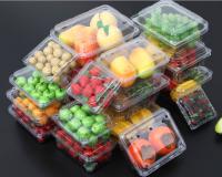 China Customized Design Recyclable PET Heat Sealing Fruit Packaging Box Plastic Blister Packaging for sale