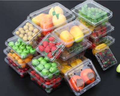 China Customized Design Recyclable PET Heat Sealing Fruit Packaging Box Plastic Blister Packaging for sale