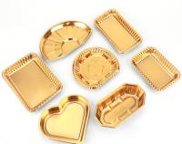 China Customizable Recyclable PET Disposable Plastic Tray with Heat Sealing for Macaron and Fruit Packaging for sale