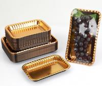 China Customizable Design Recyclable PET Heat Sealing Chocolate and Macaron Packaging Trays for Fruits and Cakes for sale