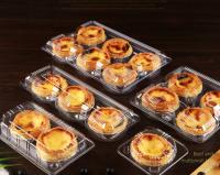 China One-time use fruit packaging box, rectangular plastic box for fresh vegetables, PET food-grade transparent fruit cutting box for sale