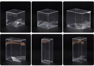 China Customized transparent PVC packaging box, toy PET transparent plastic tray, gift PP frosted folding box with color-printed logo for sale