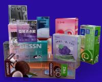 China Plastic PVC boxes for solid beverages, PET transparent boxes for pet snacks, PVC packaging boxes with color-printed hooks. for sale