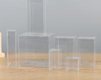 China Transparent PVC packaging box, customized mask packaging, pet box with matte finish, pp plastic folding box, gift box for sale