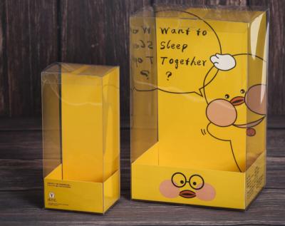 China PVC packaging box, transparent gift box, foldable PET packaging box, matte PP plastic box, small batch customization for sale
