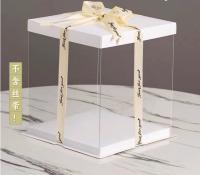 China Cake box packaging: 4 inches, 6 inches, 8 inches, 10 inches, 12 inches / single layer, double layer, triple layer, flower gift box, dessert baking, customization for sale