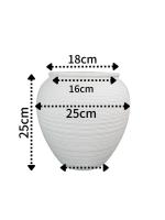China HDPE Ceramic Flower Plate with Embossing and PE Coated Finishing in Multiple Sizes for sale
