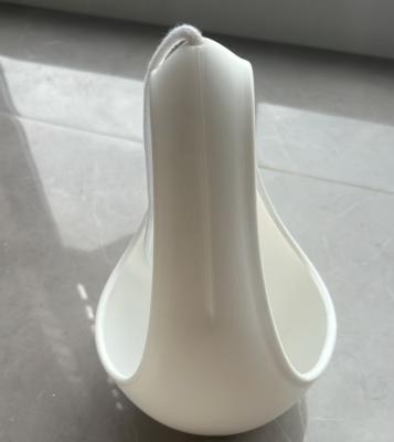 China Large Diameter HDPE Plastic Flower Pot with Tray Base for Plum Bamboo Chrysanthemum and Orchid Planting for sale