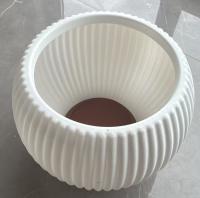 China Multi-leaf PE Coated Plastic Flower Pot with Drainage Holes for Indoor and Outdoor Use for sale
