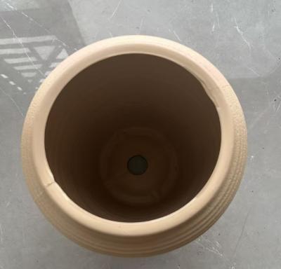 China HDPE Multi-leaf White Porcelain Flower Pot for Indoor and Outdoor Potted Plants for sale