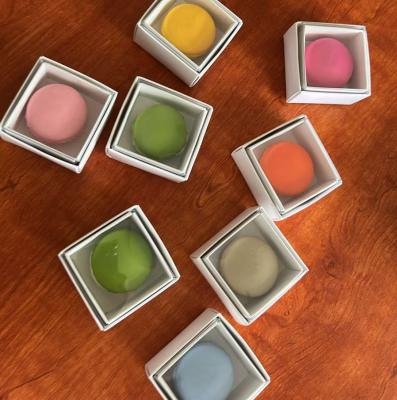 China Eco-Friendly Transparent Macaron Packaging Box with Custom Printing for Gift and Display for sale
