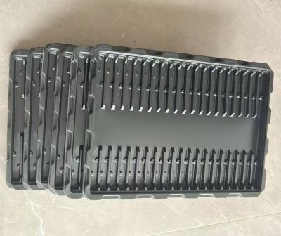 China Customized Size Eco-friendly Conductive Plastic Anti-static Plastic Tray for Electronic Components for sale