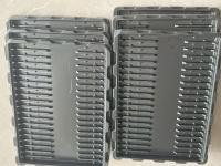 China Wholesale Black PS 40-grid 63*14*15 Anti-static Tray for Circuit Board and Jewelry Display Blister Packaging for sale