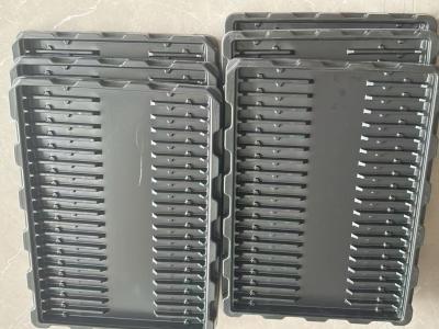 China Wholesale Black PS 30-grid 60*41*15 Anti-static Blister Tray for PCB Circuit Boards Packaging for sale