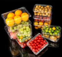 China stackable fruit container  leak‑resistant box  dust‑proof clamshell moisture resistant punnet  fresh‑keeping packaging  visible display packaging for sale