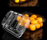 China stackable fruit container  leak‑resistant box  dust‑proof clamshell moisture resistant punnet  fresh‑keeping packaging  visible display packaging for sale