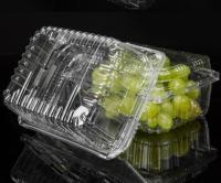 China stackable fruit container  leak‑resistant box  dust‑proof clamshell moisture resistant punnet  fresh‑keeping packaging  visible display packaging for sale