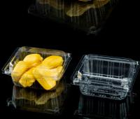 China stackable fruit container  leak‑resistant box  dust‑proof clamshell moisture resistant punnet  fresh‑keeping packaging  visible display packaging for sale