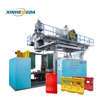China Precise HDPE Road Barrier Blow Molding Machine Road Plastics Integrated Hollow for sale