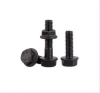 China Grade 5 Hex Flange Bolt M10x1.25 12mm x 1.75 x 40mm Carbon Steel Stainless Steel Brass OEM Custom for sale