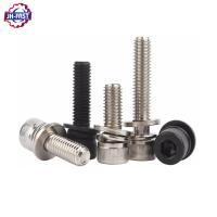 China Pan Head Dacromet Black Oxide Three Triple Combination Bolt Screw Assembly for sale