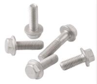China Grade 5 Hex Flange Bolt M10x1.25 12mm x 1.75 x 40mm Carbon Steel Stainless Steel Brass OEM Custom for sale