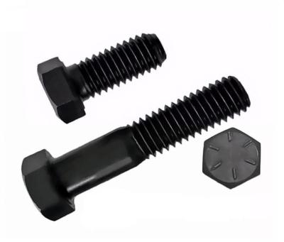 China DIN933 Hex Bolts and Nuts Grade 8.8 10.9 Zinc Plated Galvanized SUS304 25mm 45mm 60mm for sale