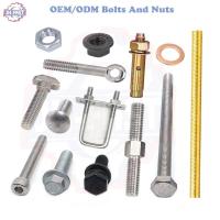 China Chrome Carbon Steel Hex Bolts and Nuts M3 M6 M8 M10 M12 M20 Fasteners for sale
