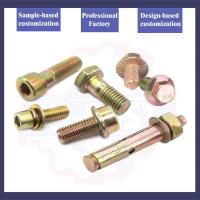 China Chrome Carbon Steel Hex Bolts and Nuts M3 M6 M8 M10 M12 M20 Fasteners for sale