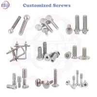 China Custom Slotted Shoulder Machine Screws Brass Carbon Stainless Steel M3-M12 Metric Inch for sale
