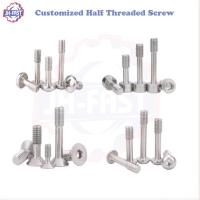 China Custom Slotted Shoulder Machine Screws Brass Carbon Stainless Steel M3-M12 Metric Inch for sale