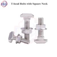 China DIN Standard Galvanized Zinc T-Head Bolt M6 M8 M10 M12 for Solar Panel Mounting for sale