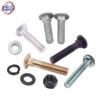 China ZINC Finish 8.8 Carbon Steel Large Carriage Bolts DIN603 Square Neck Cup Head M10 for sale