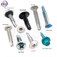 China DIN7504 Hexagon Self Drilling Screw for Roofing Customized Service Steel Stainless Steel for sale