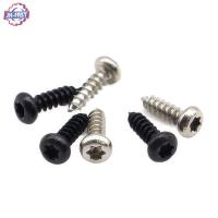 China Custom Carbon Stainless Steel Self Tapping Screws M2.5 Black Torx Flat Tail for sale