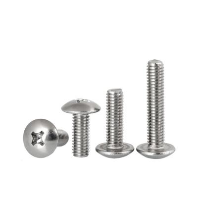 China Stainless Steel M3 M4 M5 M6 M8 Phillips Mushroom Truss Head Screws DIN Standard for sale