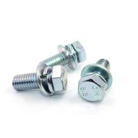 China Assorted M4-M12 Grade 8.8/10.9/12.9 Hex Bolts with Spring Lock Plain Washer Assemblies for sale
