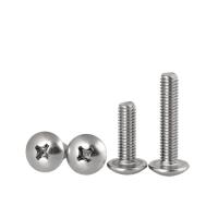 China Stainless Steel M3 M4 M5 M6 M8 Phillips Mushroom Truss Head Screws DIN Standard for sale