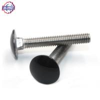China DIN603 Stainless Steel 304 316 Extra Long Large Head Carriage Bolts and Nuts for sale