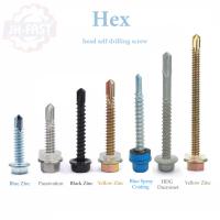 China ROHS ISO 9001 Certified Stainless Steel Self Drilling Tek Screw for Roofing 8mm for sale