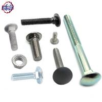 China M4 M5 M6 M10 M12 Carriage Bolts Square Neck Round Cup Head Steel Stainless Steel for sale